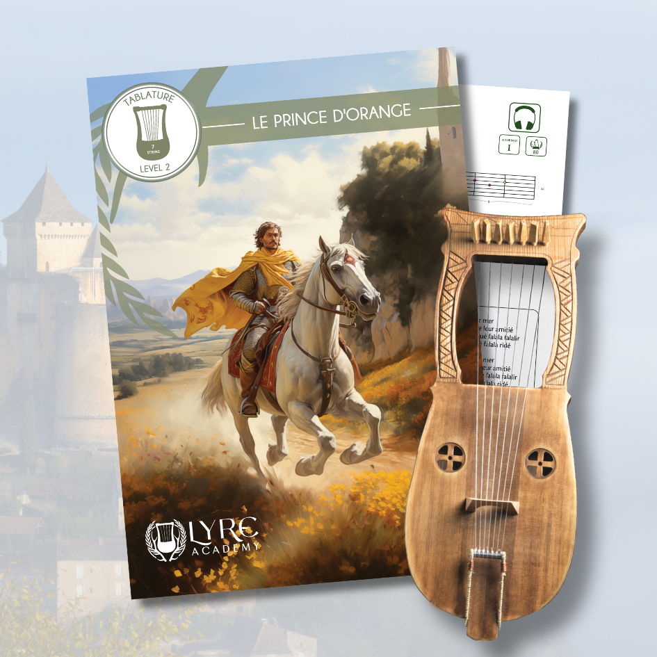 Le Prince d'Orange - Tablature for 7 string Lyres - Lyre Academy