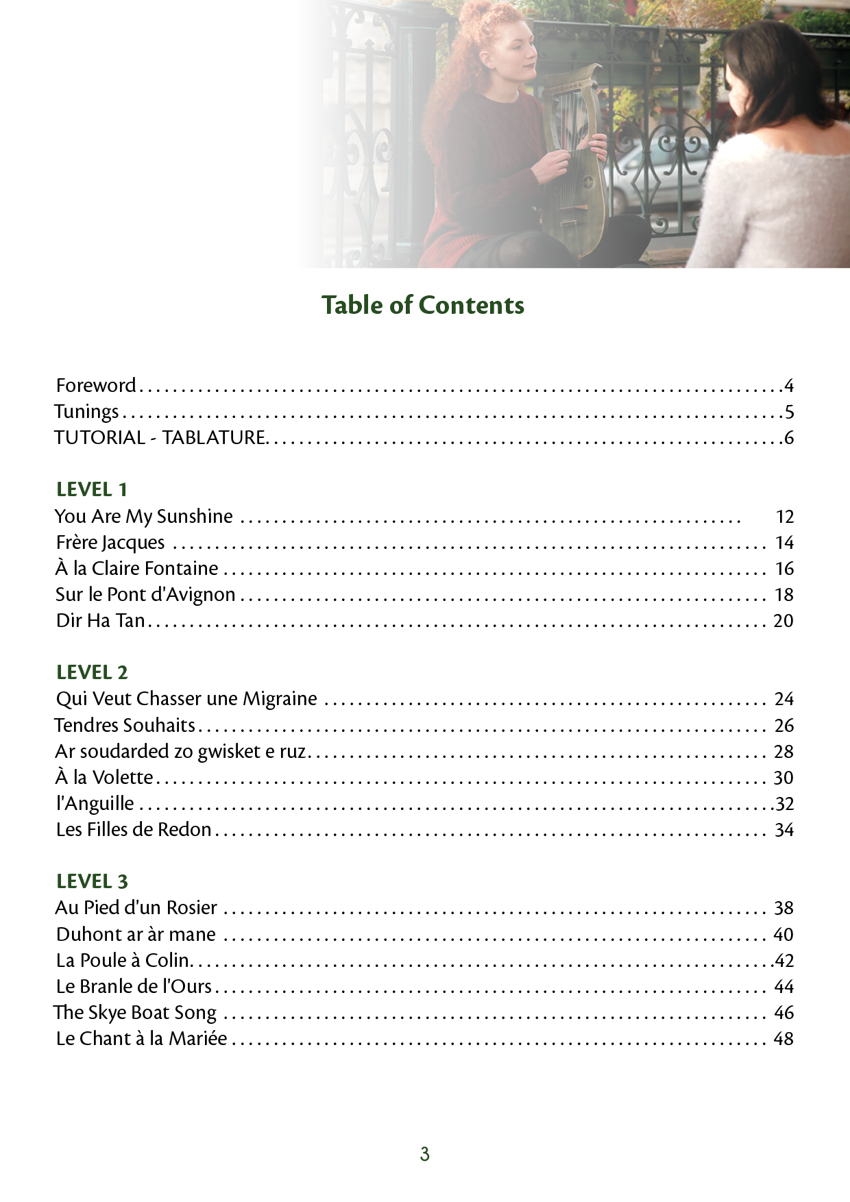 Collection Tablatures for 7-string Lyres - n°1 - Lyre Academy