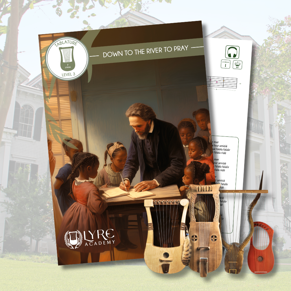 Down to the river to pray - Tablature for 7 string Lyres - Lyre Academy