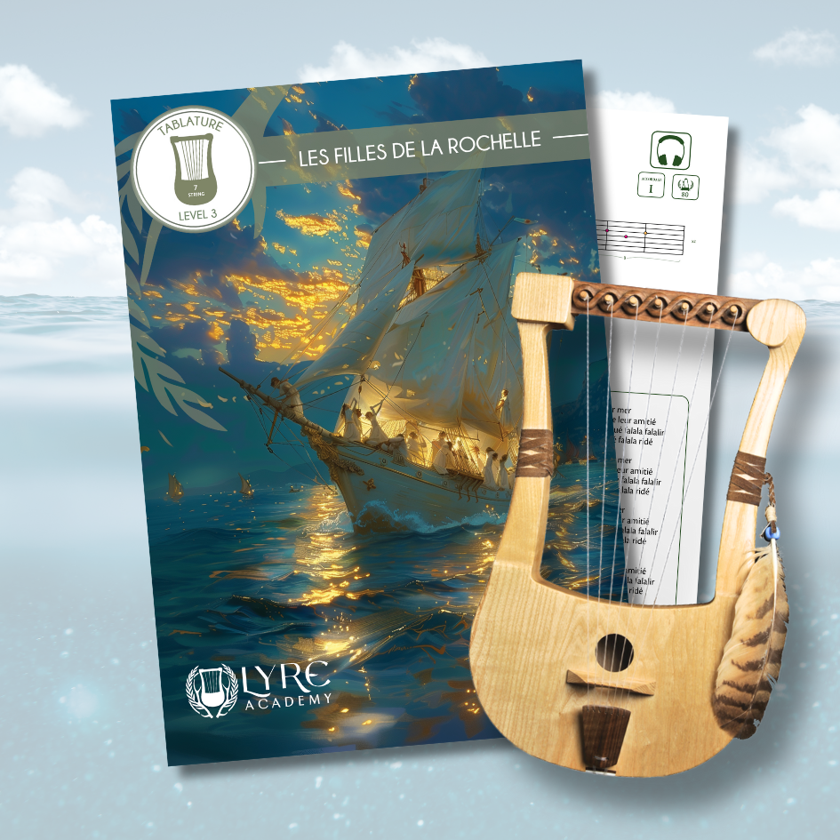 Les Filles de La Rochelle - Tablature for 7 string Lyres - Lyre Academy
