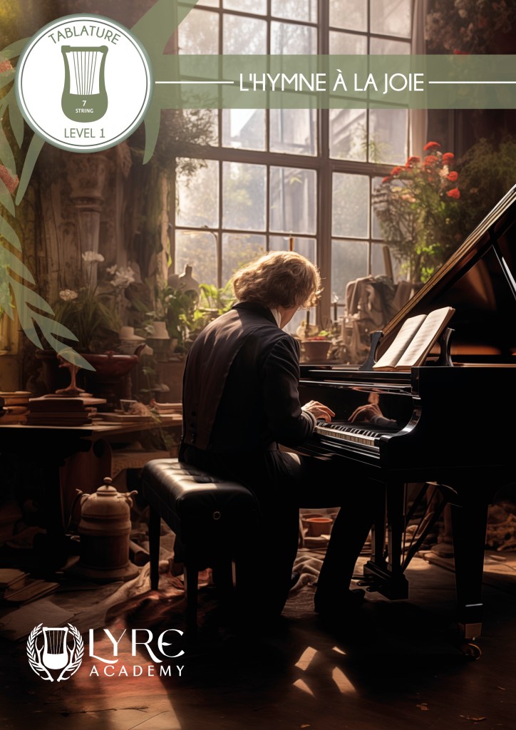 Hymne à la Joie - Tablature pour Lyres 7 cordes - Lyre Academy